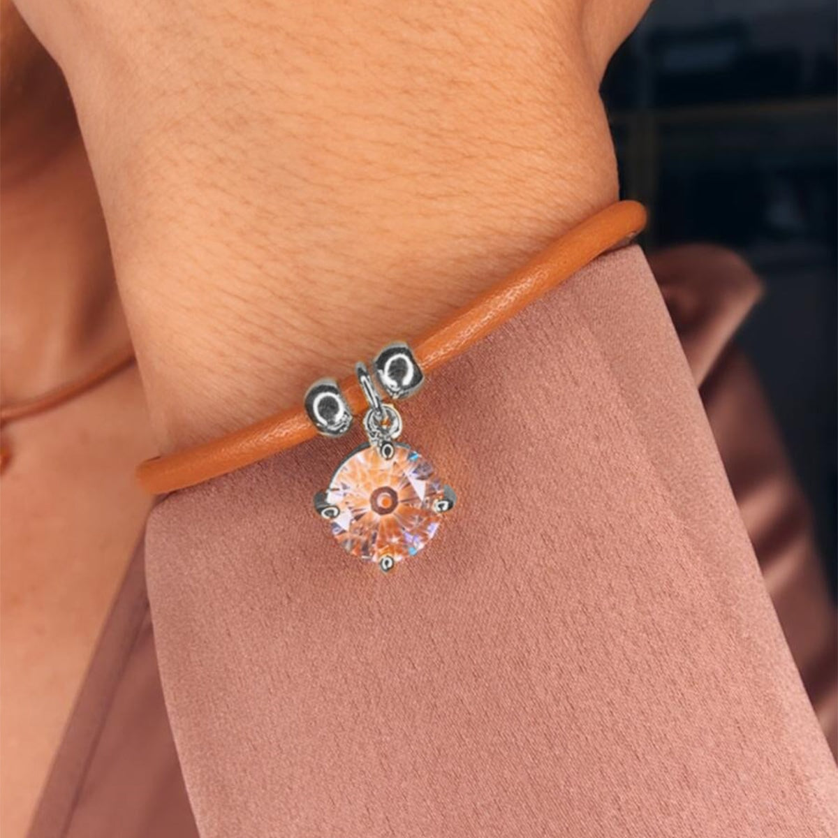 Charlotte Bracelet Mocha Mousse – ForeverCrystals