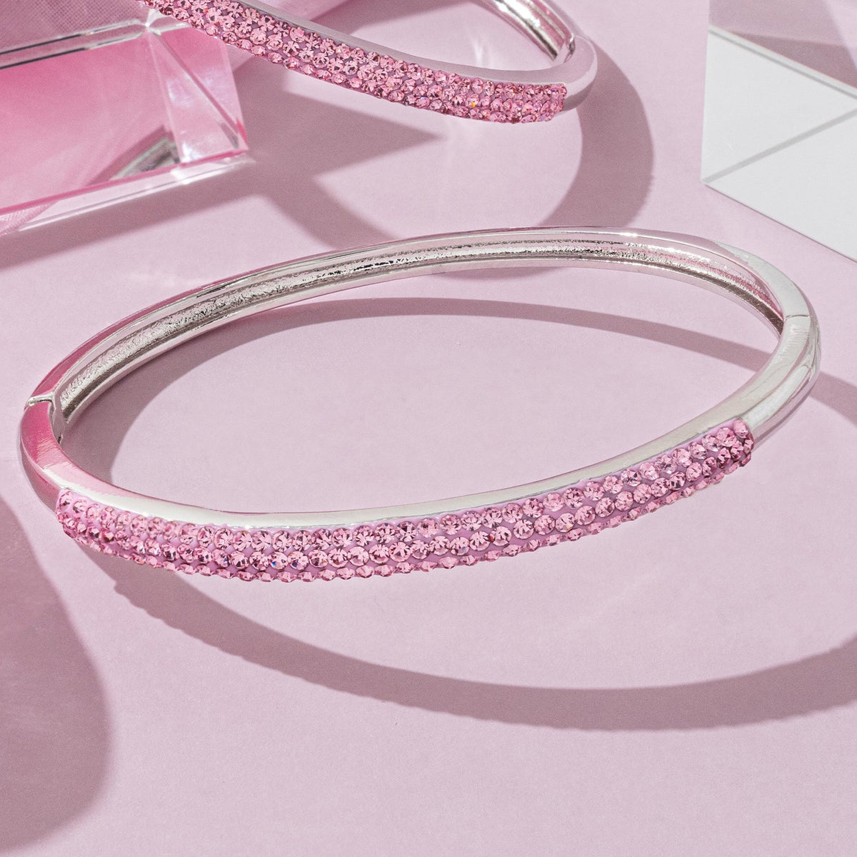 Supernova Bangle Bracelet Rose – ForeverCrystals
