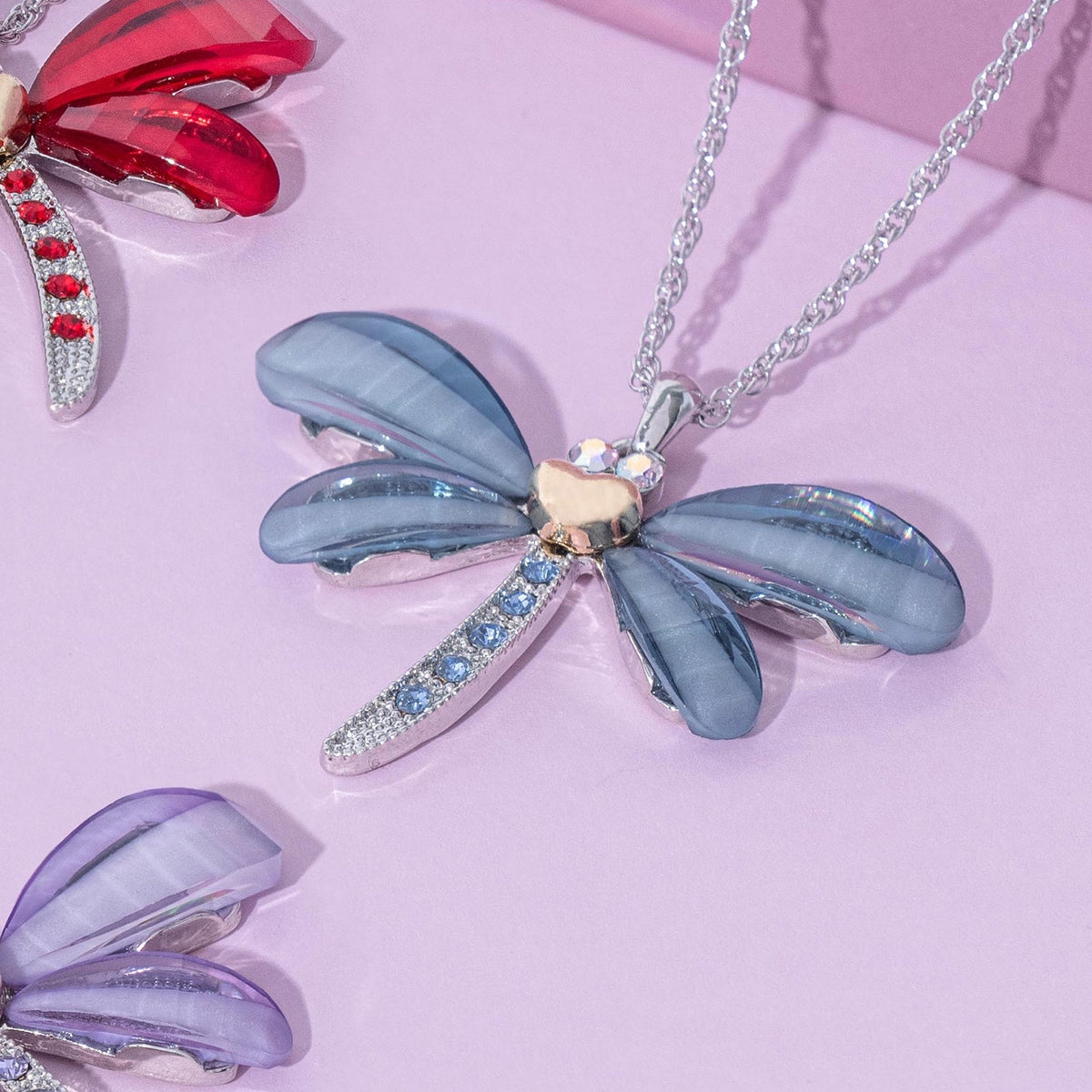 Lifestones Classic Dragonfly Light Sapphire – ForeverCrystals