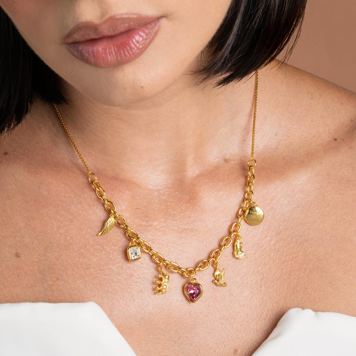 Story of Faith - Maria Necklace Gold – ForeverCrystals
