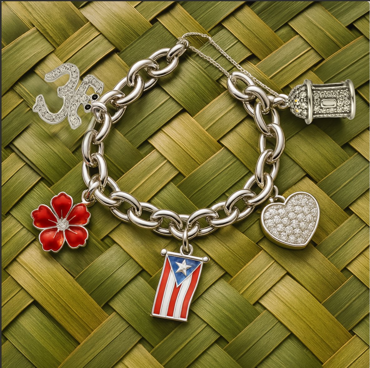 Yo Amo Puerto Rico Bracelet – ForeverCrystals